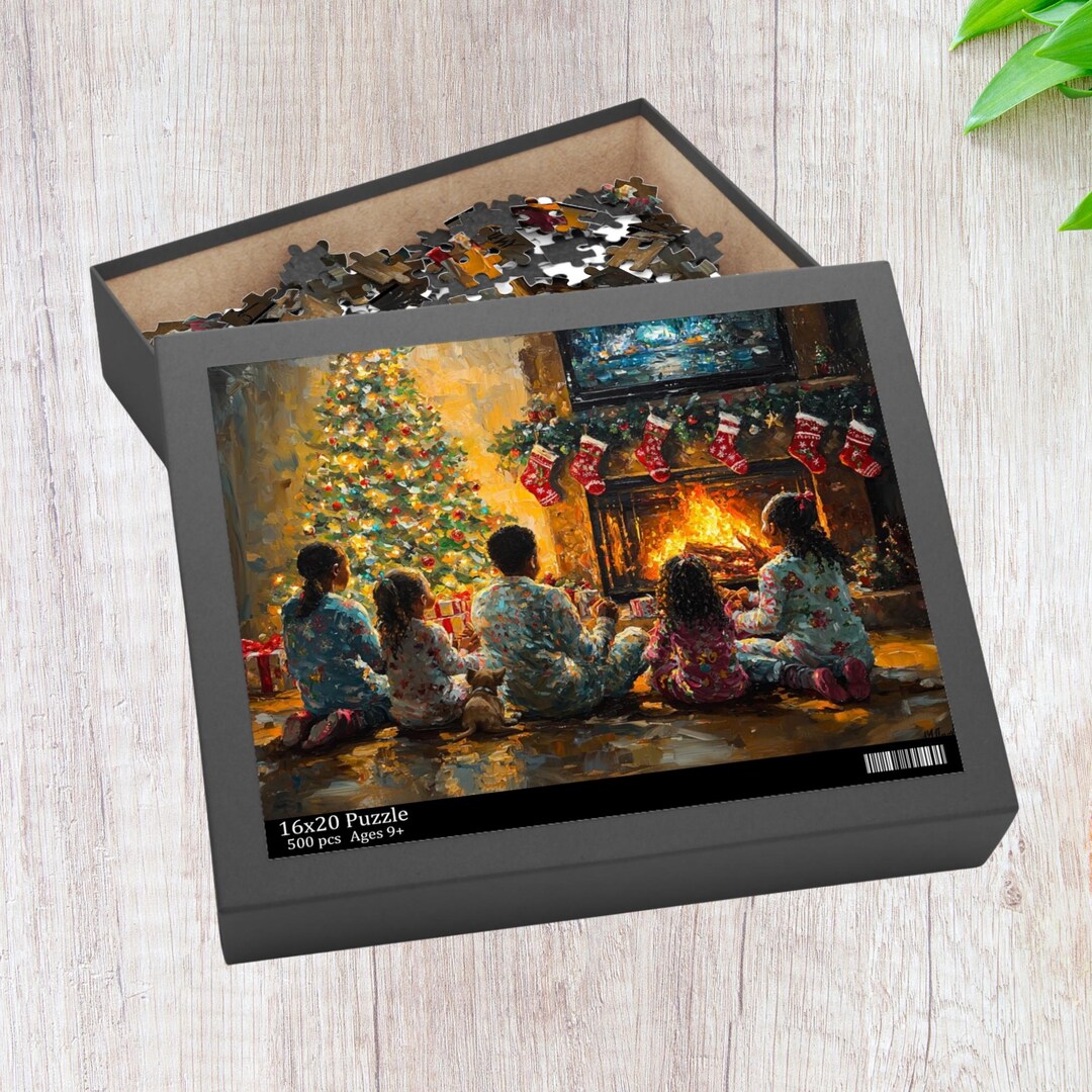 500-piece Art Puzzle, Family Game Night Christmas Activity, Christmas ...