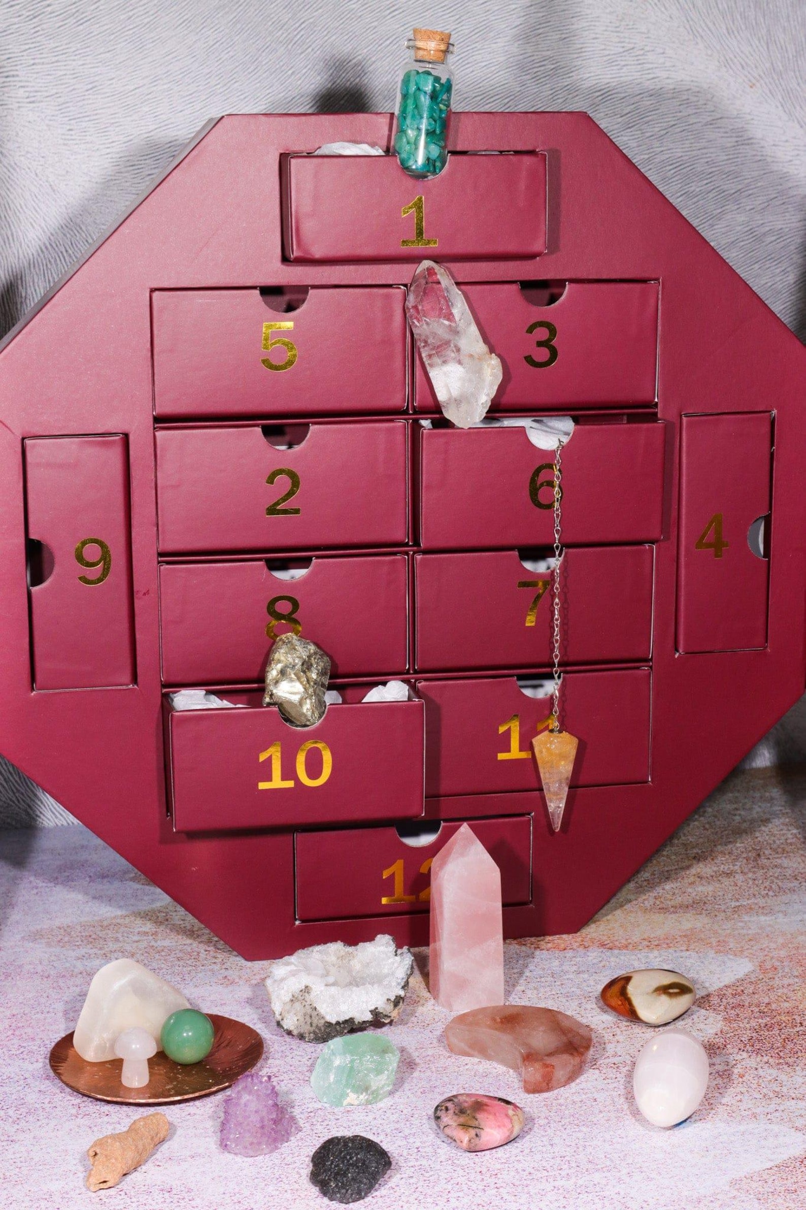 Crystal Advent Calendar | Self Love, Mindfulness Gift Set - Etsy