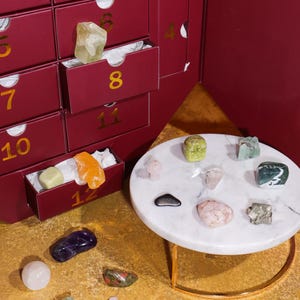 Personalized Crystal Advent Calendar – 12 Day Luxury Self-love Gift Box ...