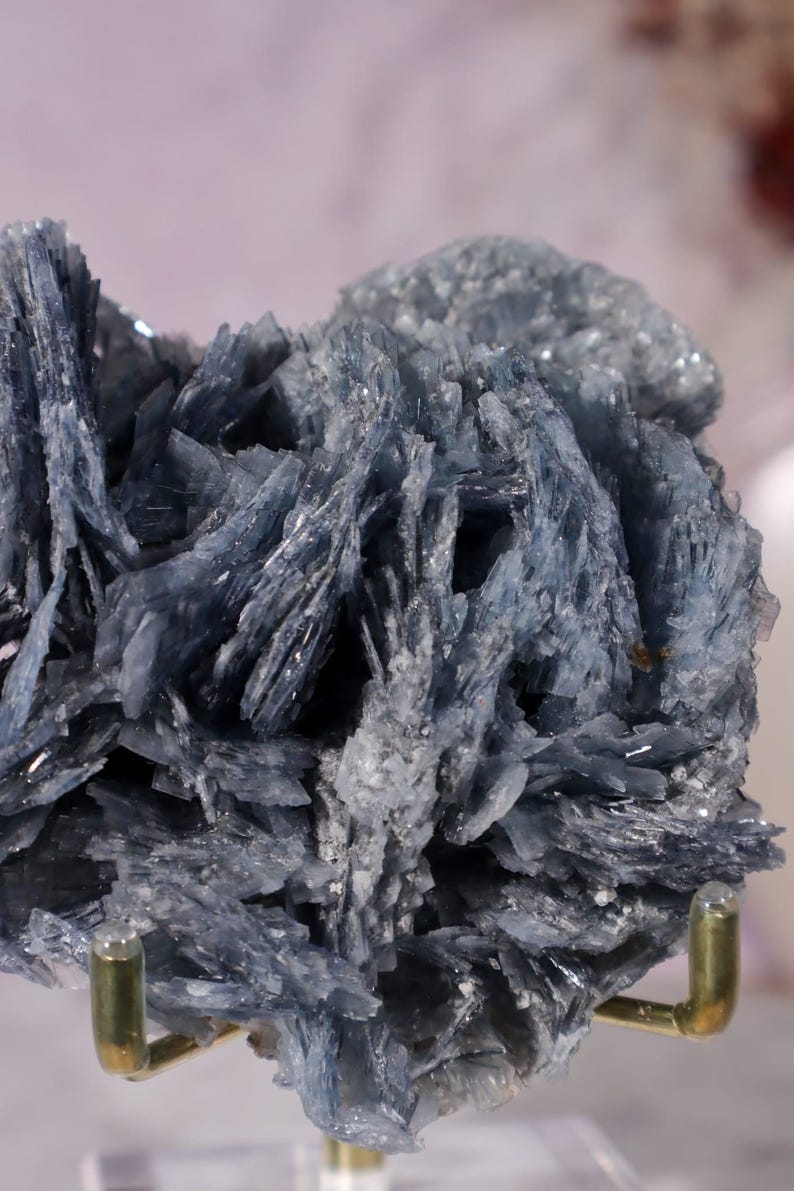 Blue Baryte Bladed Crystal Specimen 8.5cm – Cavnic Mine Romania, Rare ...