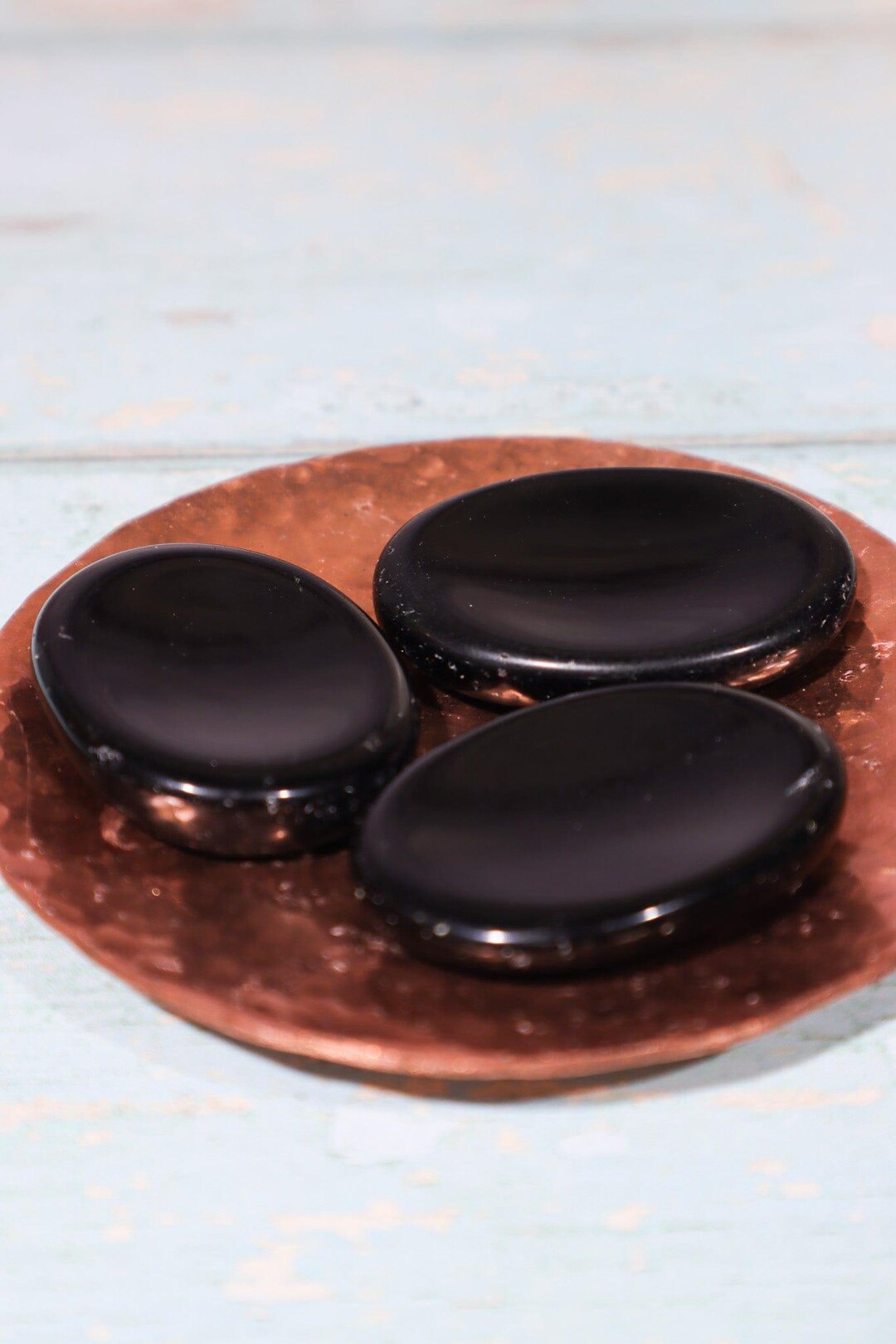 Black Obsidian Worry Stone 4cm | Pocket Crystal for Emotional Support ...