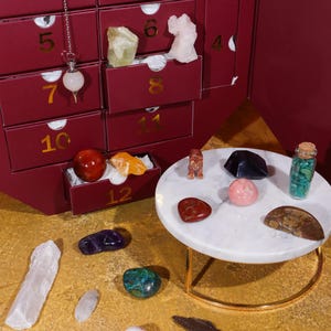 Personalized Crystal Advent Calendar – 12 Day Luxury Self-love Gift Box ...