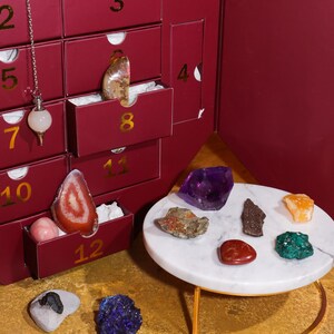 Personalized Crystal Advent Calendar – 12 Day Luxury Self-love Gift Box ...