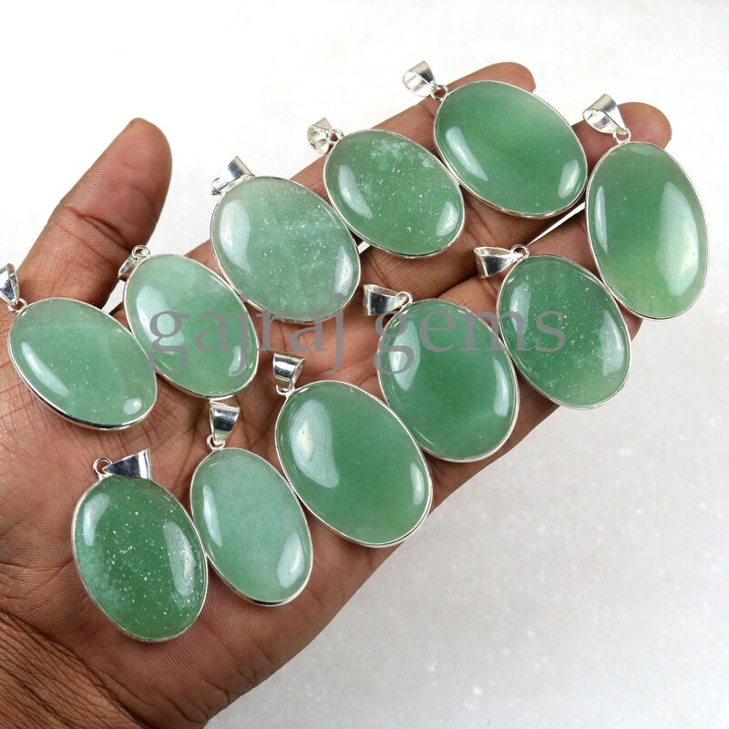 Aventurine Pendant - Etsy