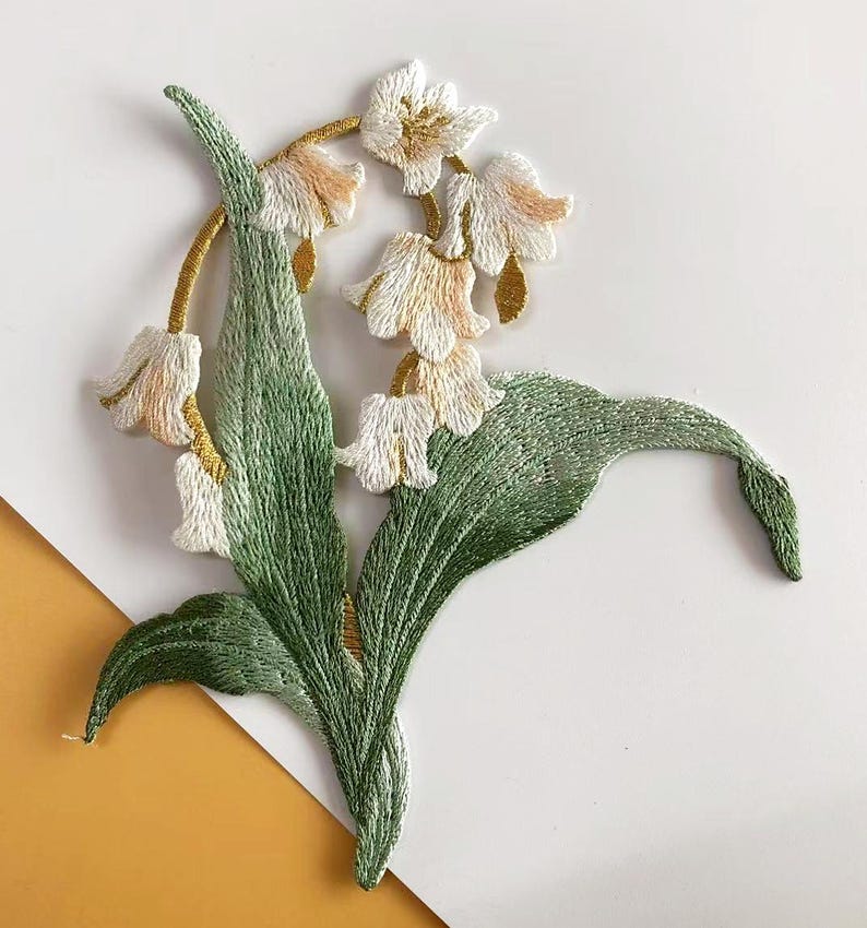 Flower Embroidery Patch for Clothing Coat Jacket Diy Decoration ...