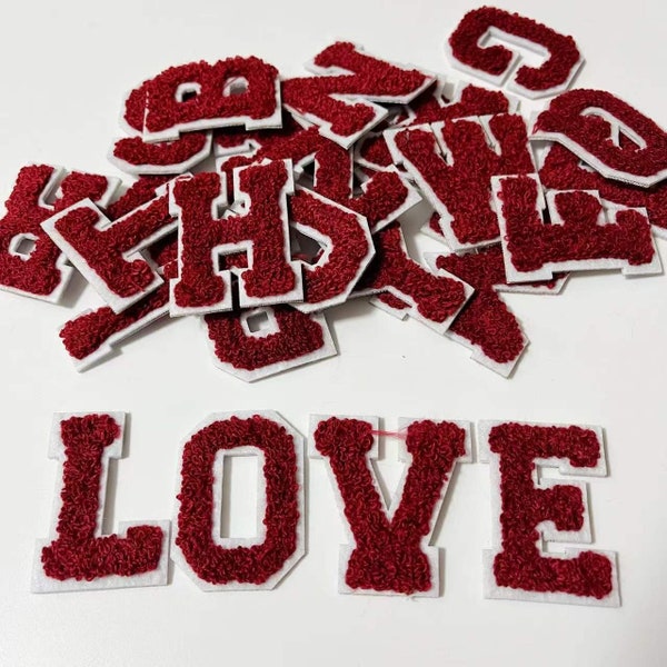 Chenille Letters - Etsy