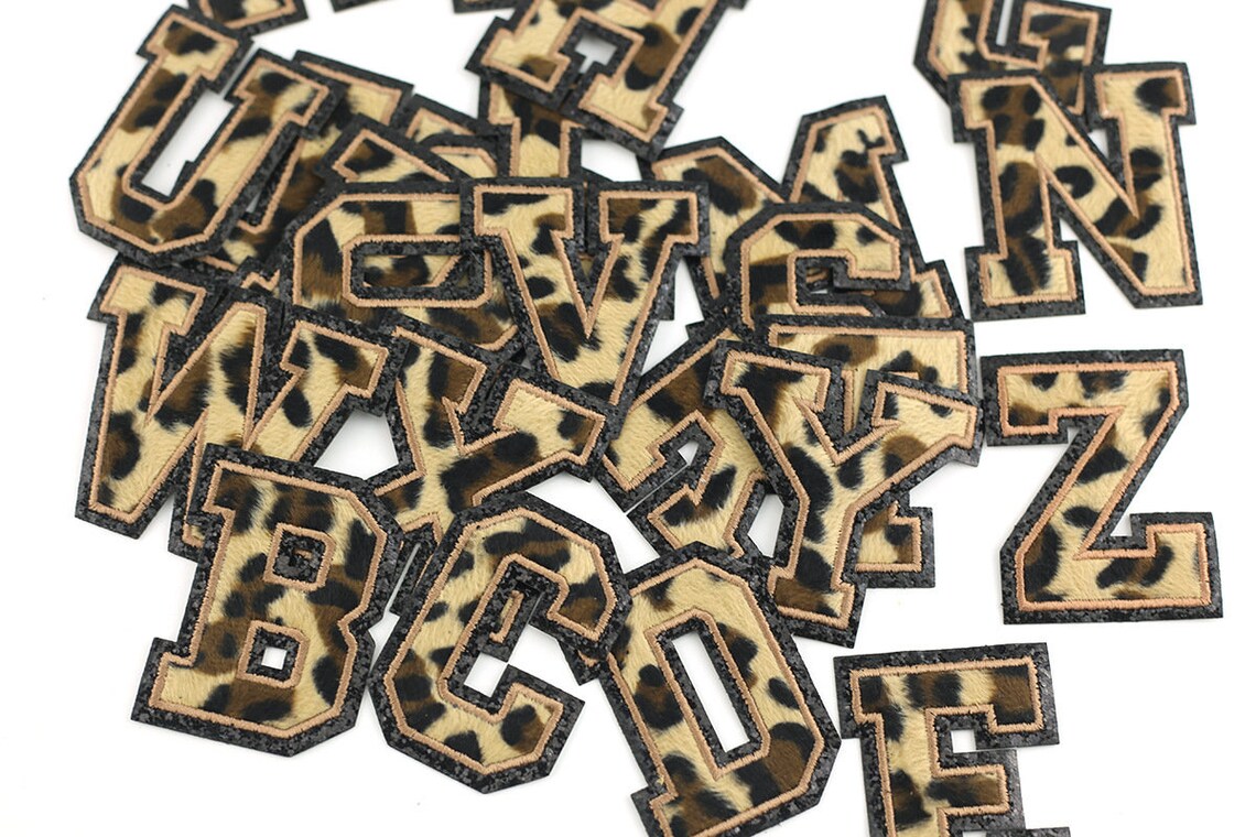 Diy Letters Chenille Embroidered Iron on Patch Applique Name - Etsy