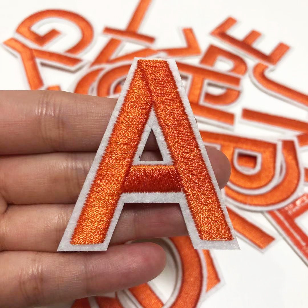 Letters Sew on Patch for Clothing Bags Alphabet Embroidered Applique ...