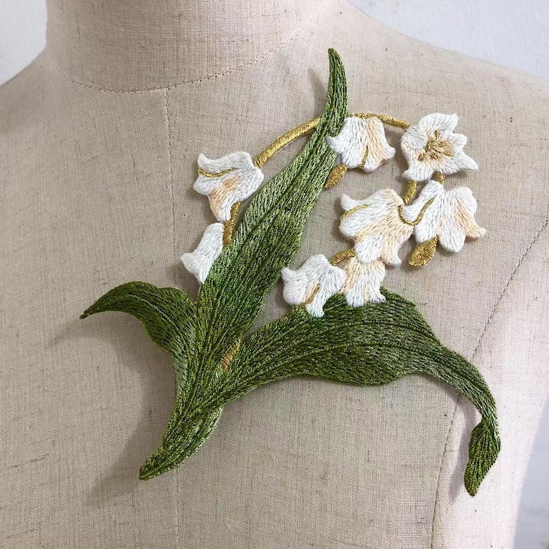 Flower Embroidery Patch for Clothing Coat Jacket Diy Decoration ...
