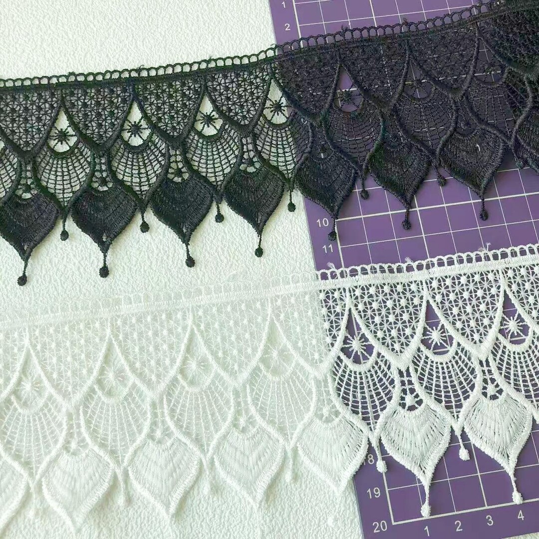 New Venice Embroidered Lace Trim for Clothing Diy Sew on Lace Fabric ...