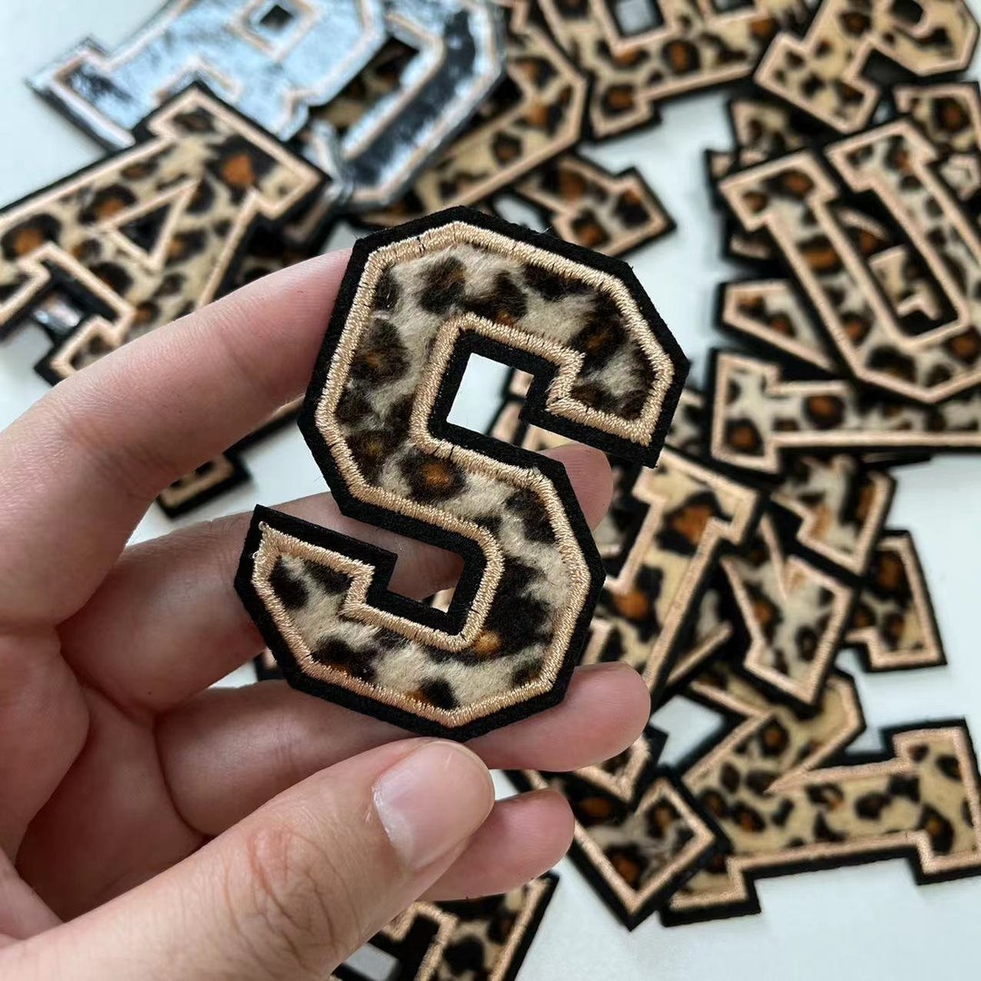 New Embroidered Letters Iron on Patch Applique Diy Name Badge Alphabet ...