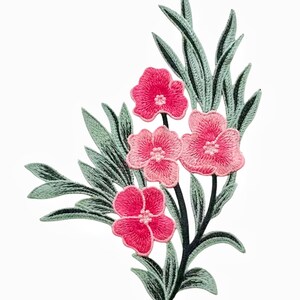 Flower Embroidery Sew on Patch Applique for Clothing T-shirt Coat Diy ...
