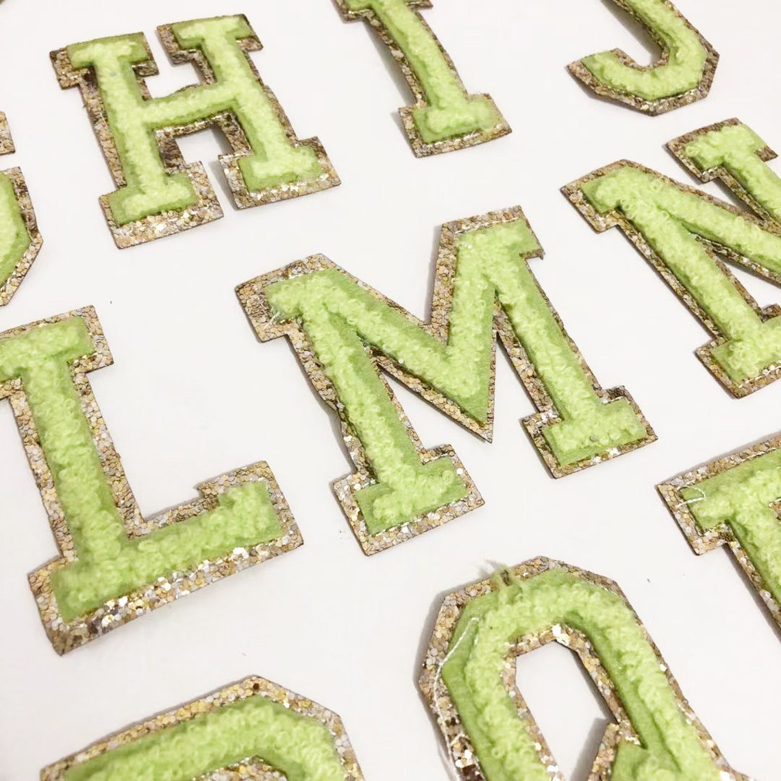 Chenille Patch Letter Patches Iron on Sew on Alphabet - Etsy