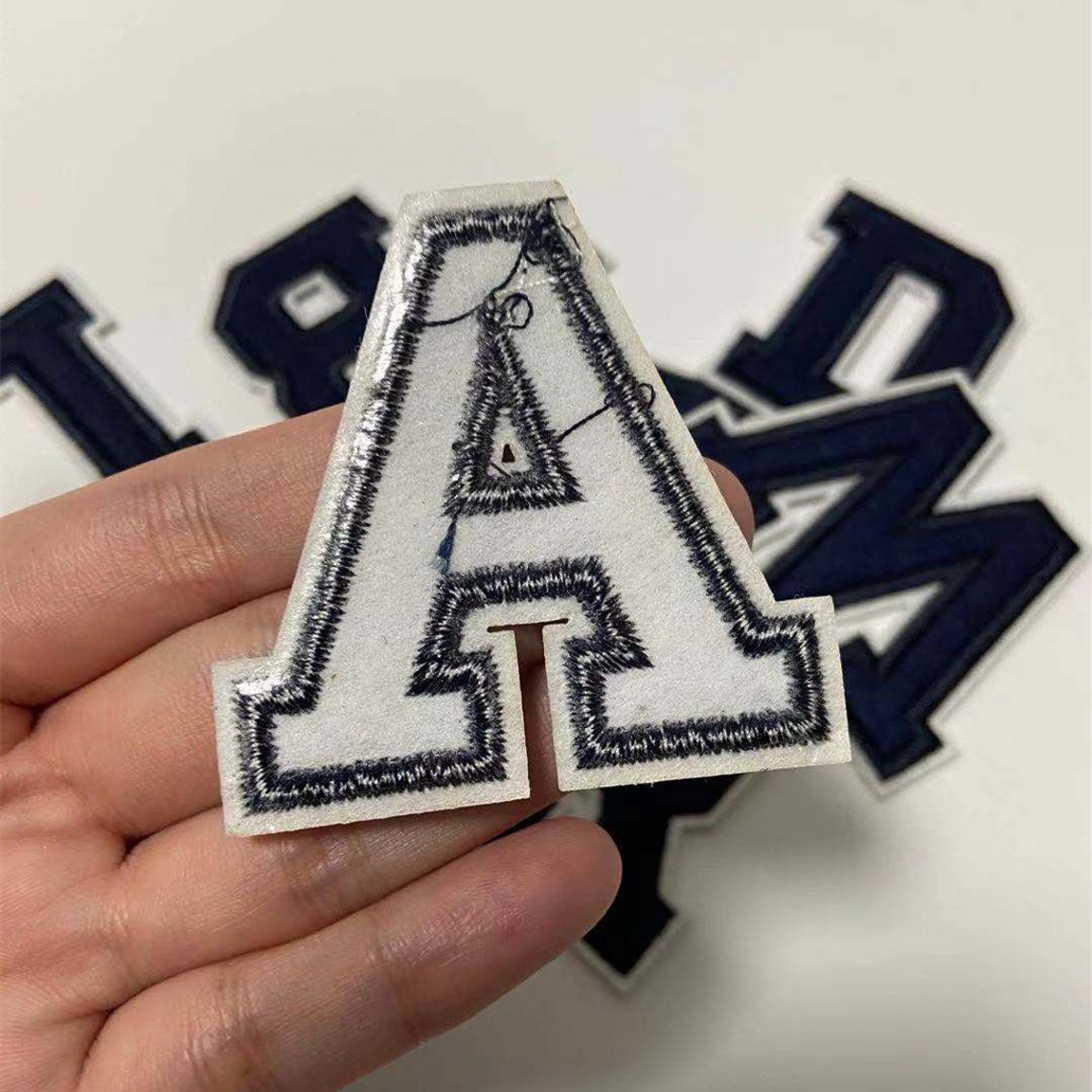 Letter Alphabet Patches Diy Sew or Iron on Patches for Jacket Bag Name ...