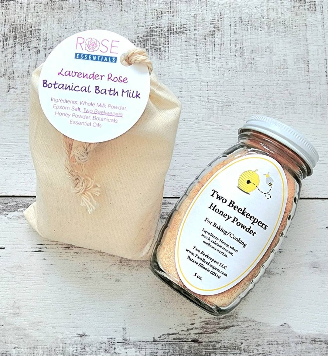 Floral Bath Milk, Milk Bath Soak Gift, Botanical Bath Salts, Milk and ...