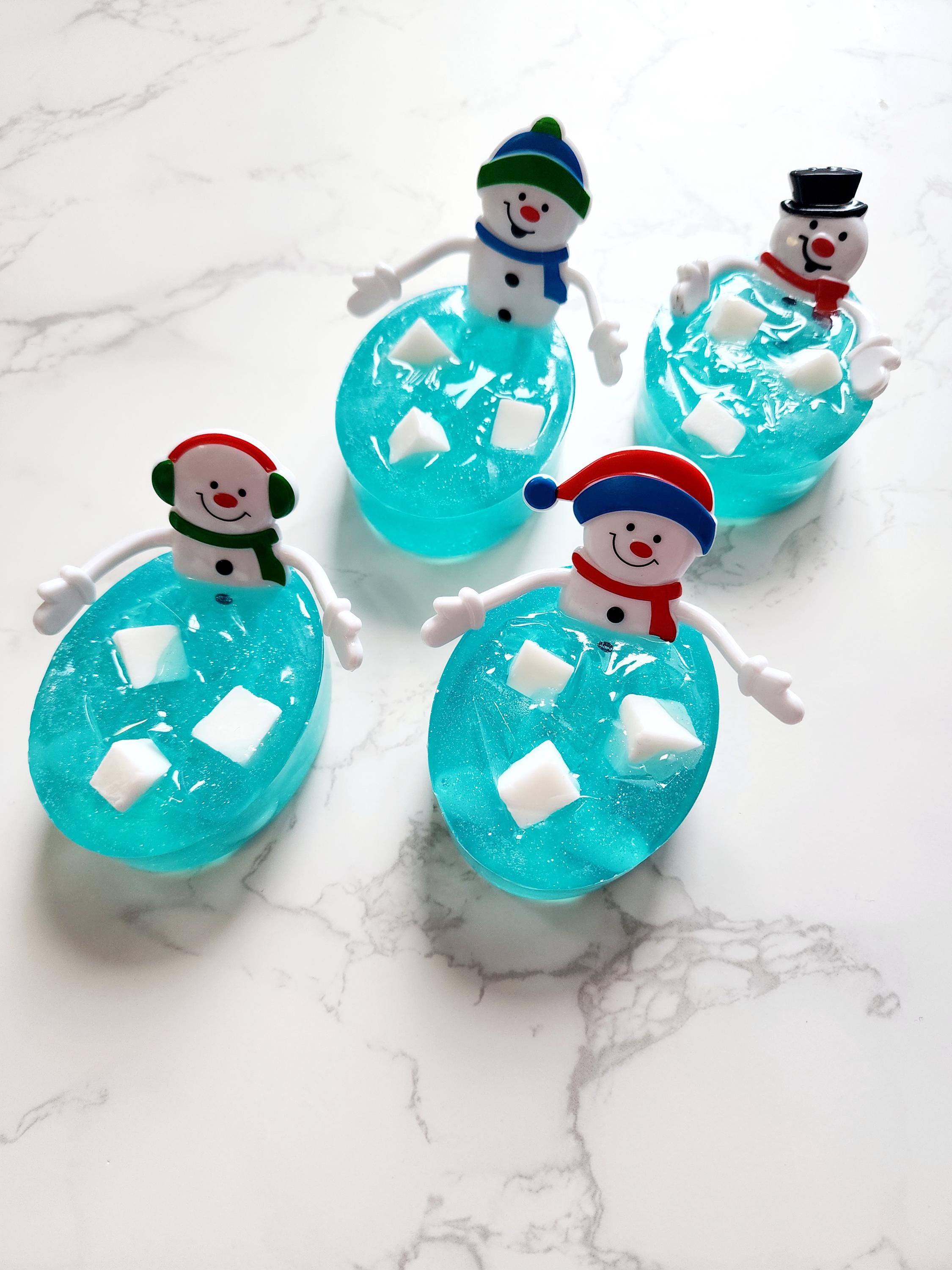 Snowman Soap, Kid Soap Bar, Soap With Toy Inside for Kids, Kid Holiday ...