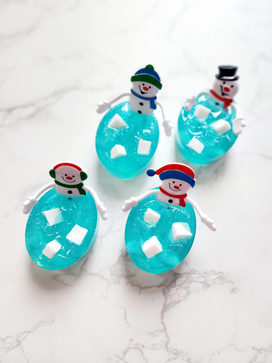 Snowman Soap, Kid Soap Bar, Soap With Toy Inside for Kids, Kid Holiday ...