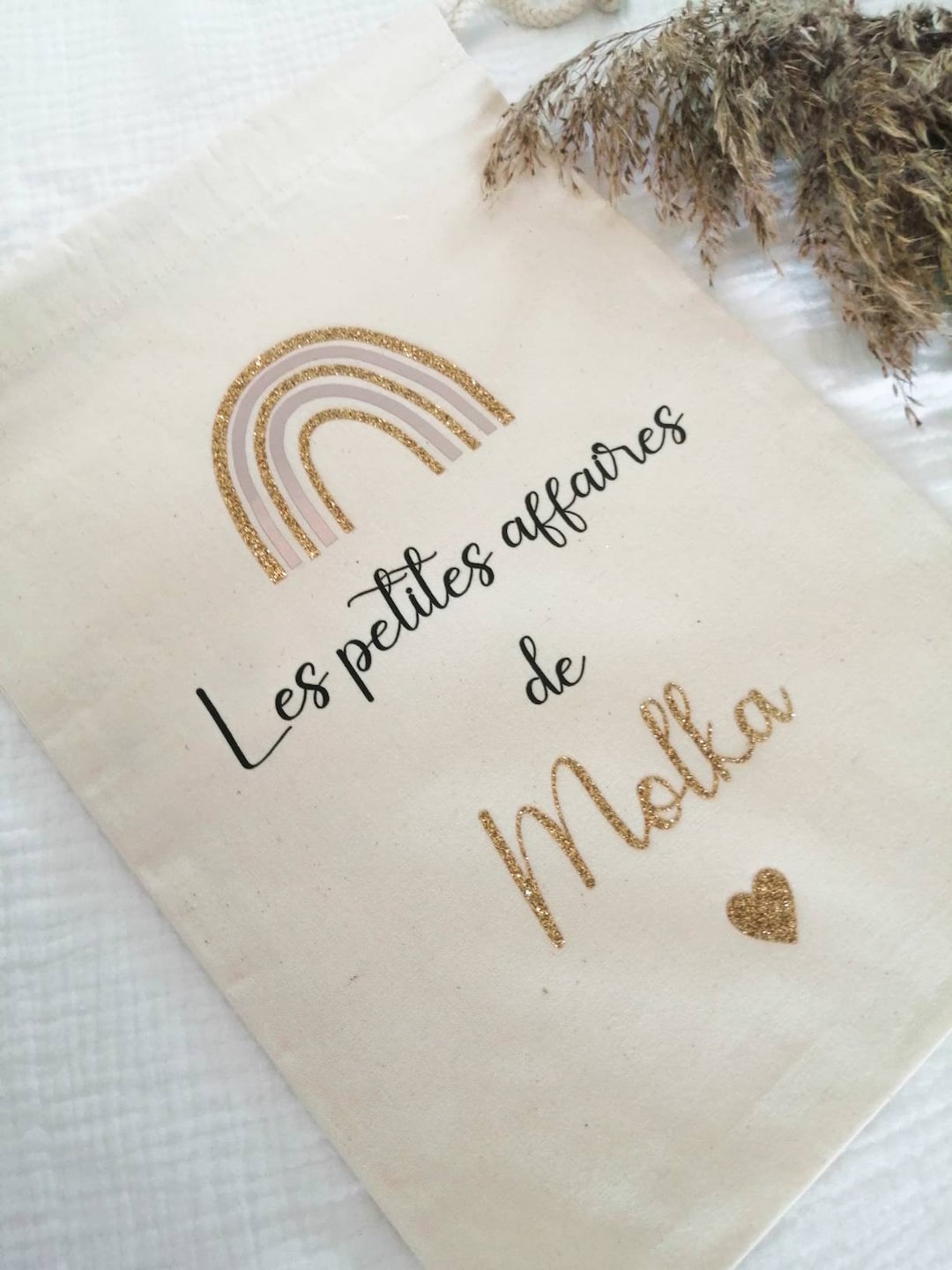 Customizable Baby and Child Cotton Pouch - Etsy
