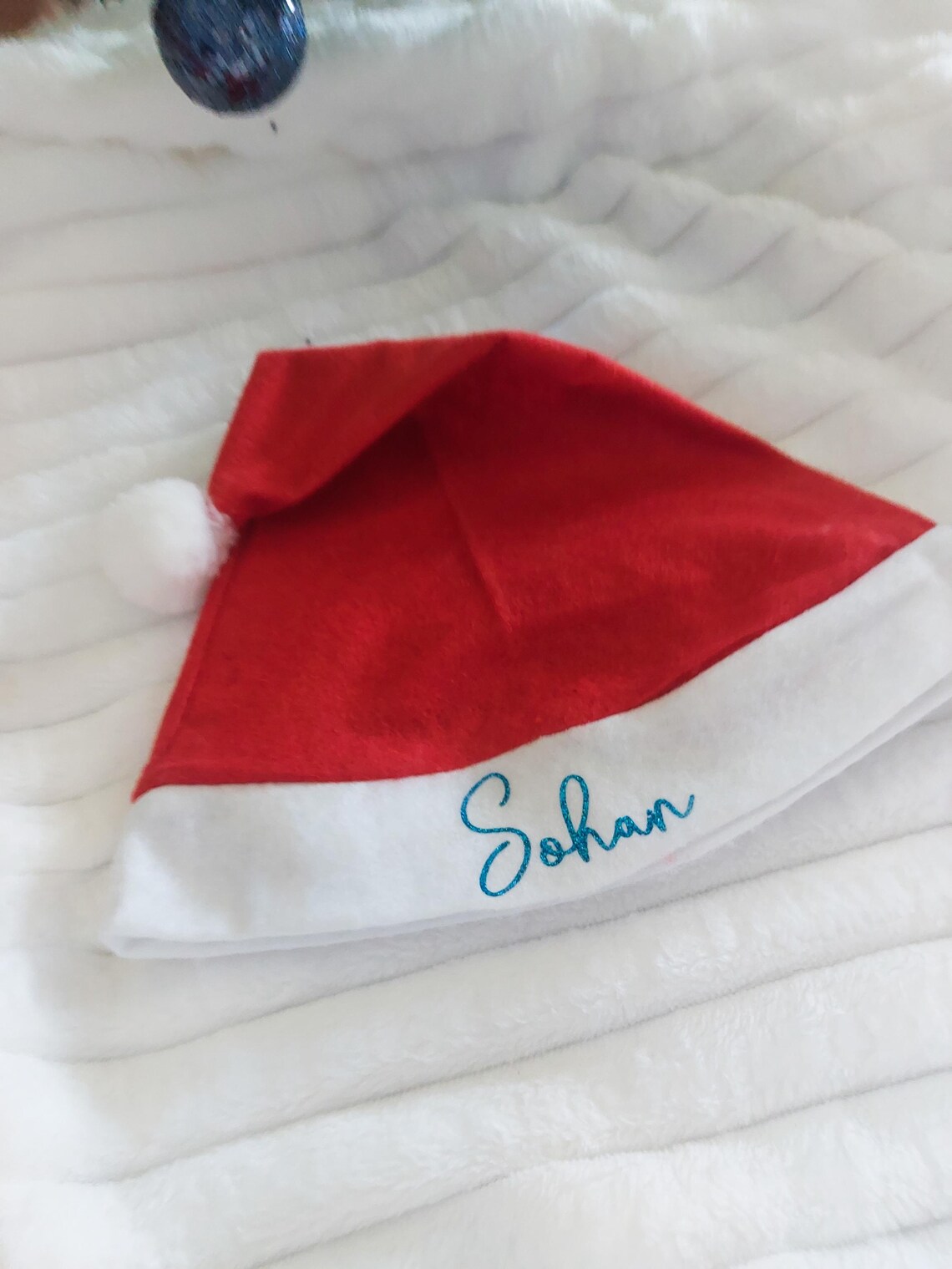 Christmas Hat, Personalized Santa Hat - Etsy