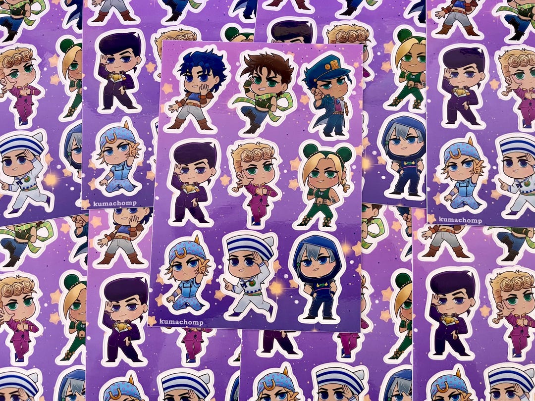 Jojo Sticker Sheet - Etsy
