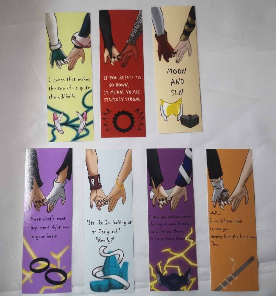 Heroic Couples - Bookmarks - Etsy