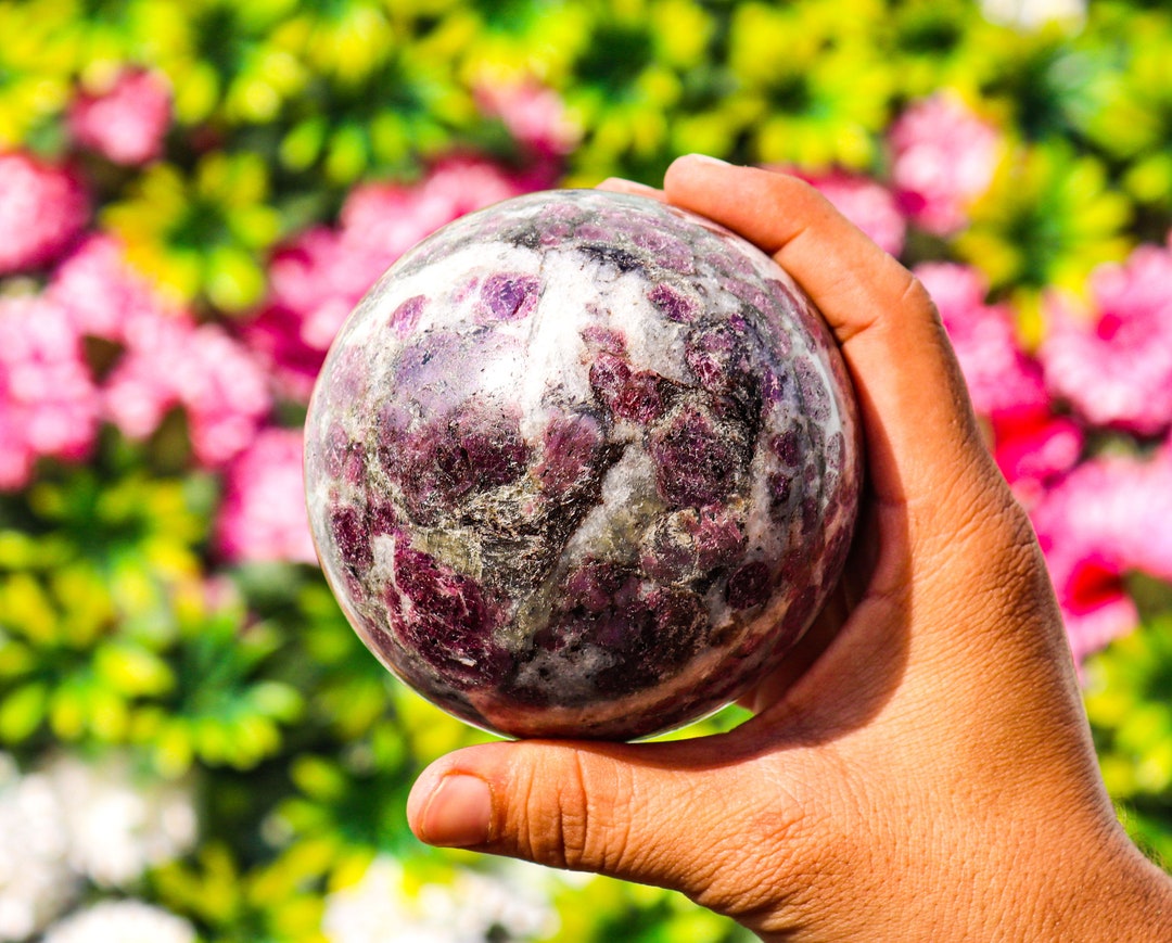 90mm Ruby Corundum in Biotite Housewarming Gift , for Healing and ...