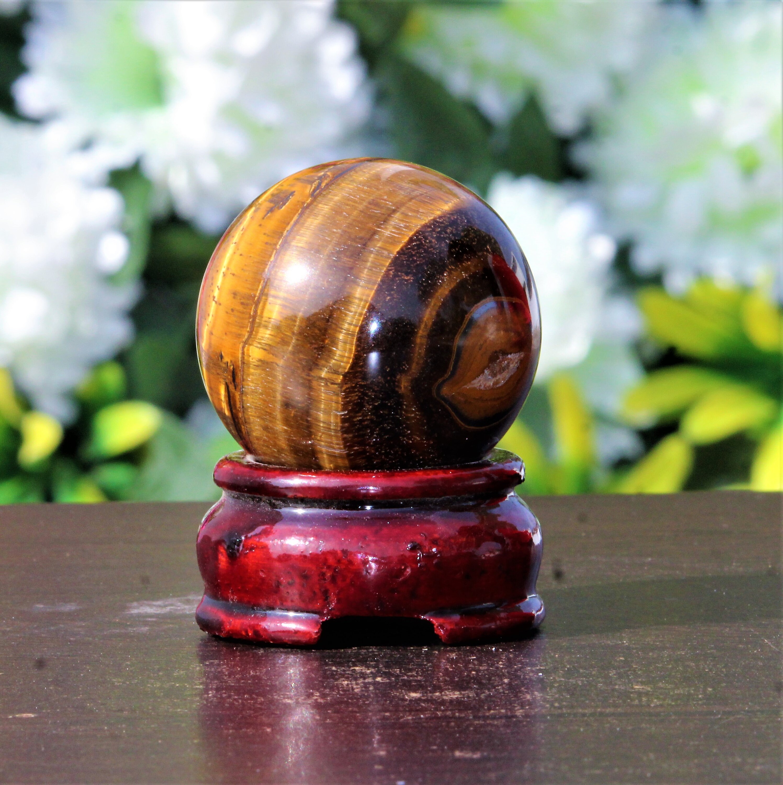 Mini 45MM Natural Golden Tiger Eye Healing Energy Aura Stone - Etsy UK