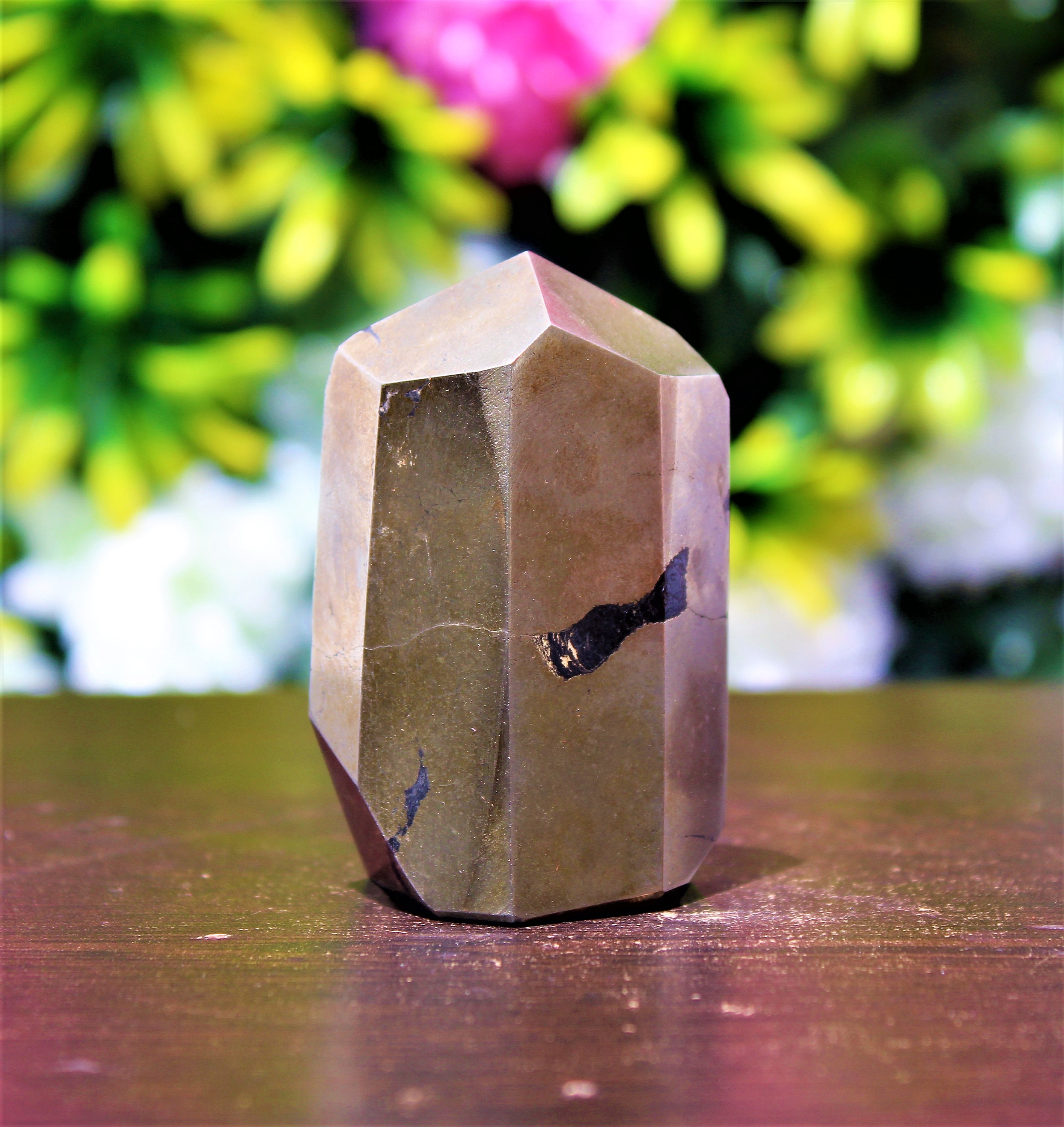 Atlantis Crystals Natural 70MM Golden Pyrite Positive Energy | Etsy