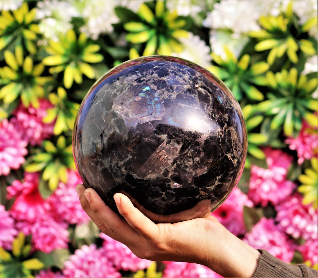 Large 7 Natural Larvikite Blue Pearl Metaphysical - Etsy