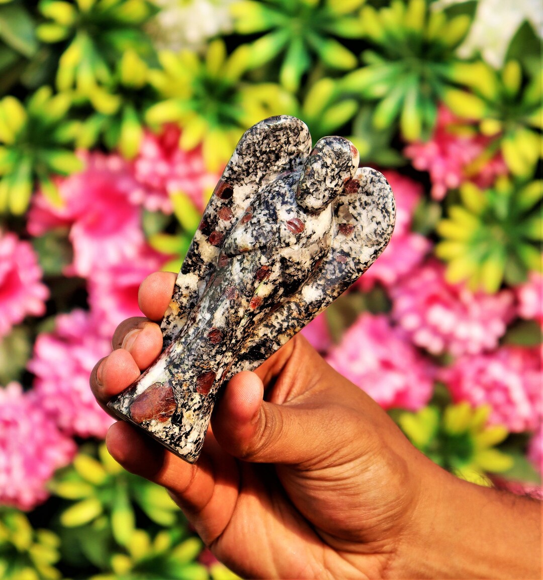 5 Natural Ruby Spinel in Matrix Metaphysical Aura Spirit Energy Chakra ...