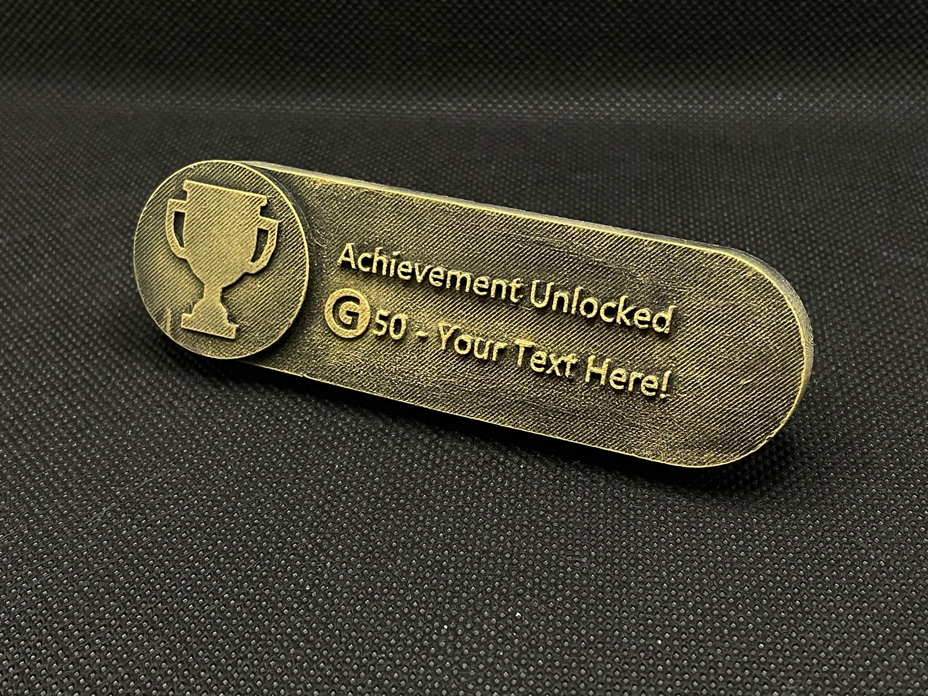 Custom Xbox Achievement Plaque - Resin 3D Printed and Hand Painted ...