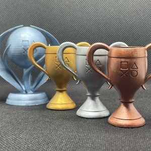 Mini PS4 - Playstation 4 Trophies, Gold, Silver, Bronze, Platinum ...