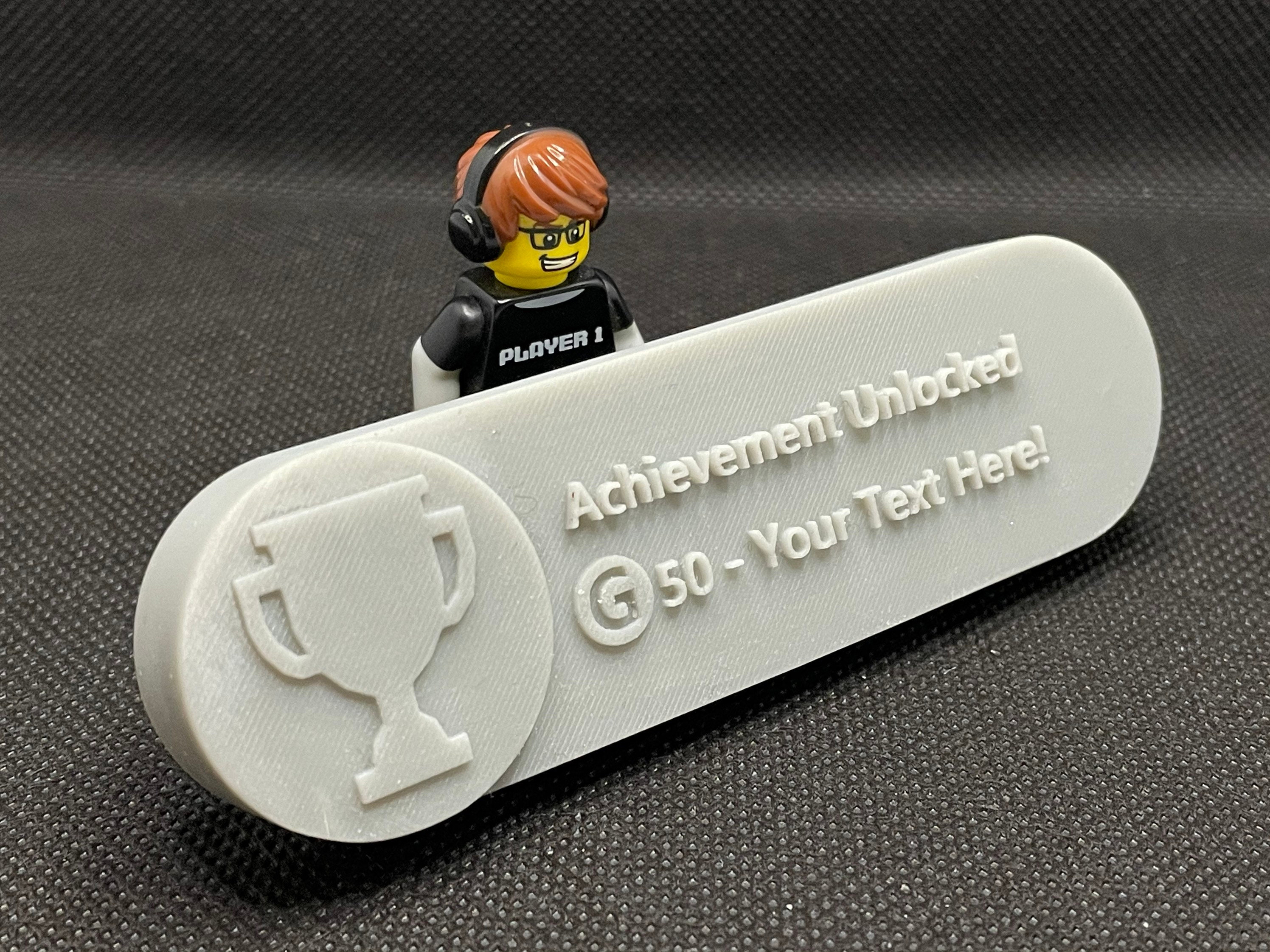 Custom Xbox Achievement Plaque - Resin 3D Printed and Hand Painted ...