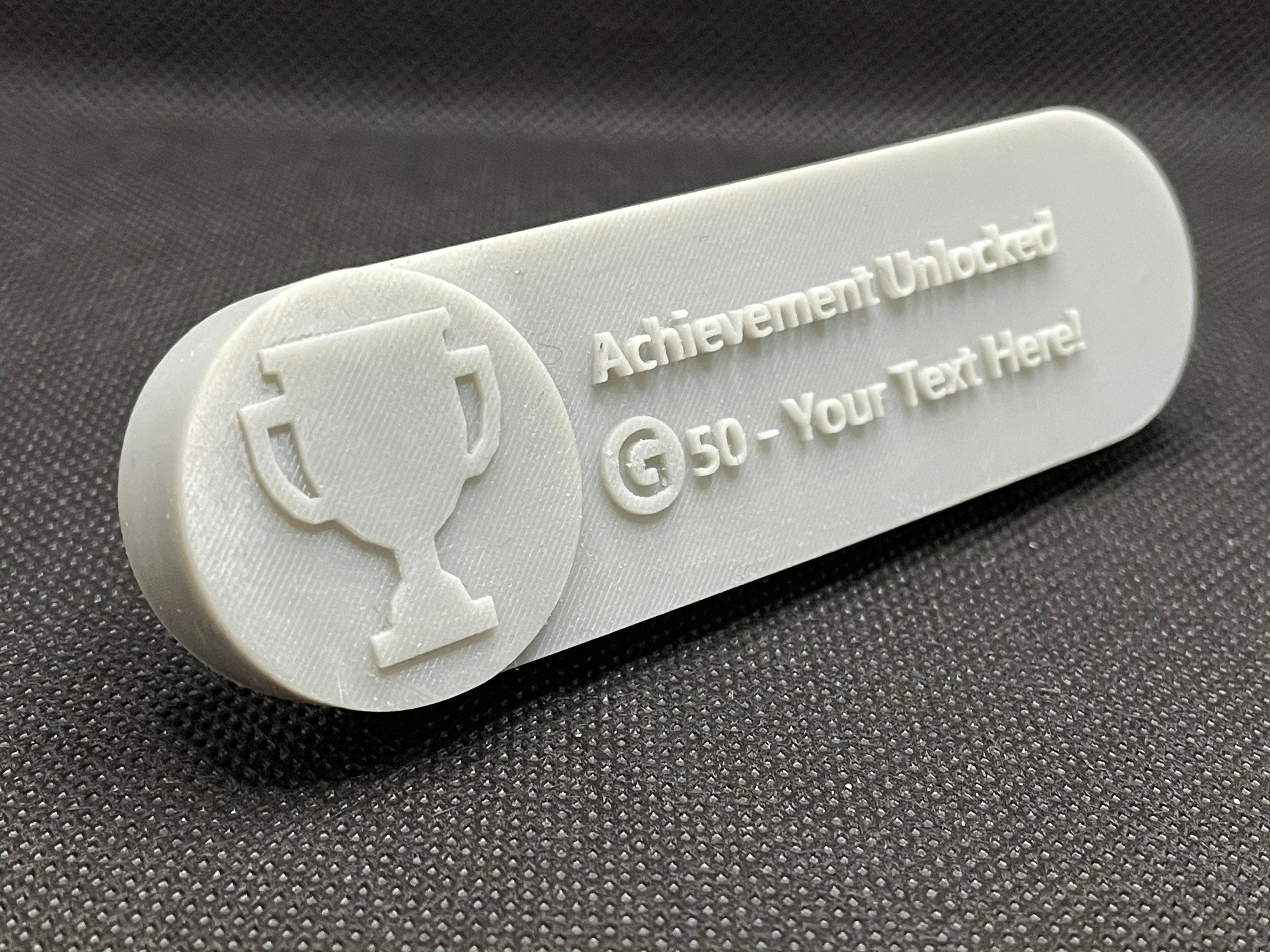 Custom Xbox Achievement Plaque - Resin 3D Printed and Hand Painted ...