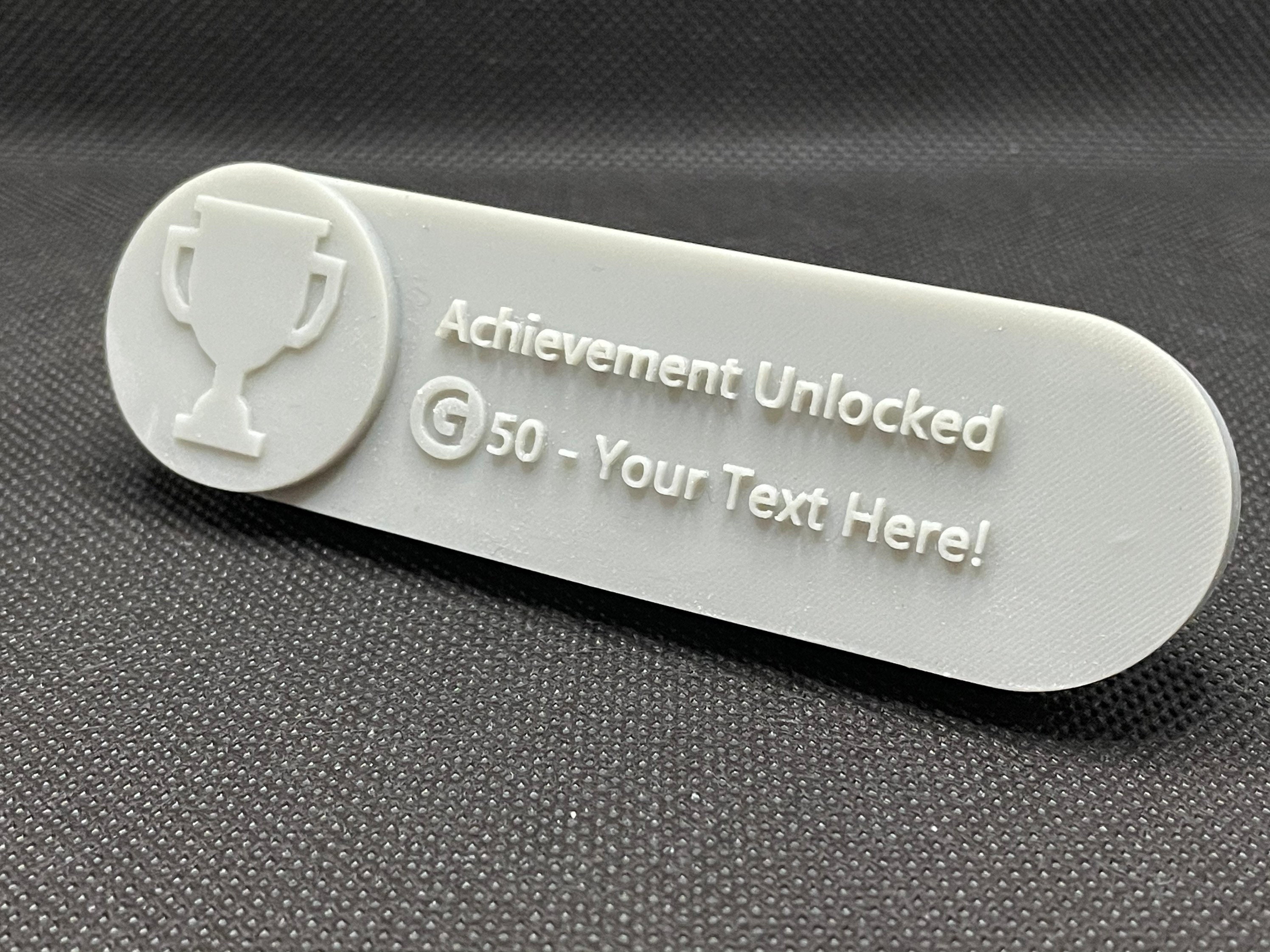 Custom Xbox Achievement Plaque - Resin 3D Printed and Hand Painted ...
