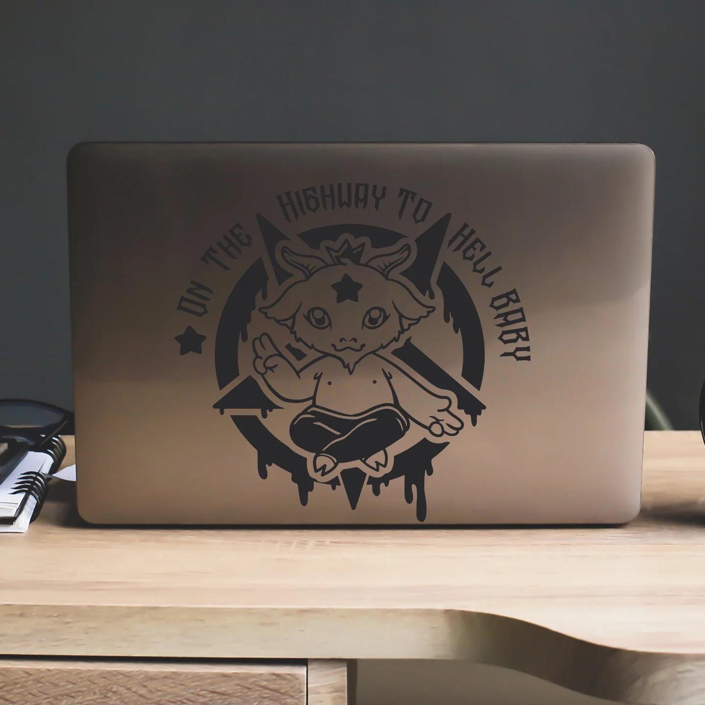 Baphomet Sticker | Gothic Stickers for Cars | on the Highway to Hell ...
