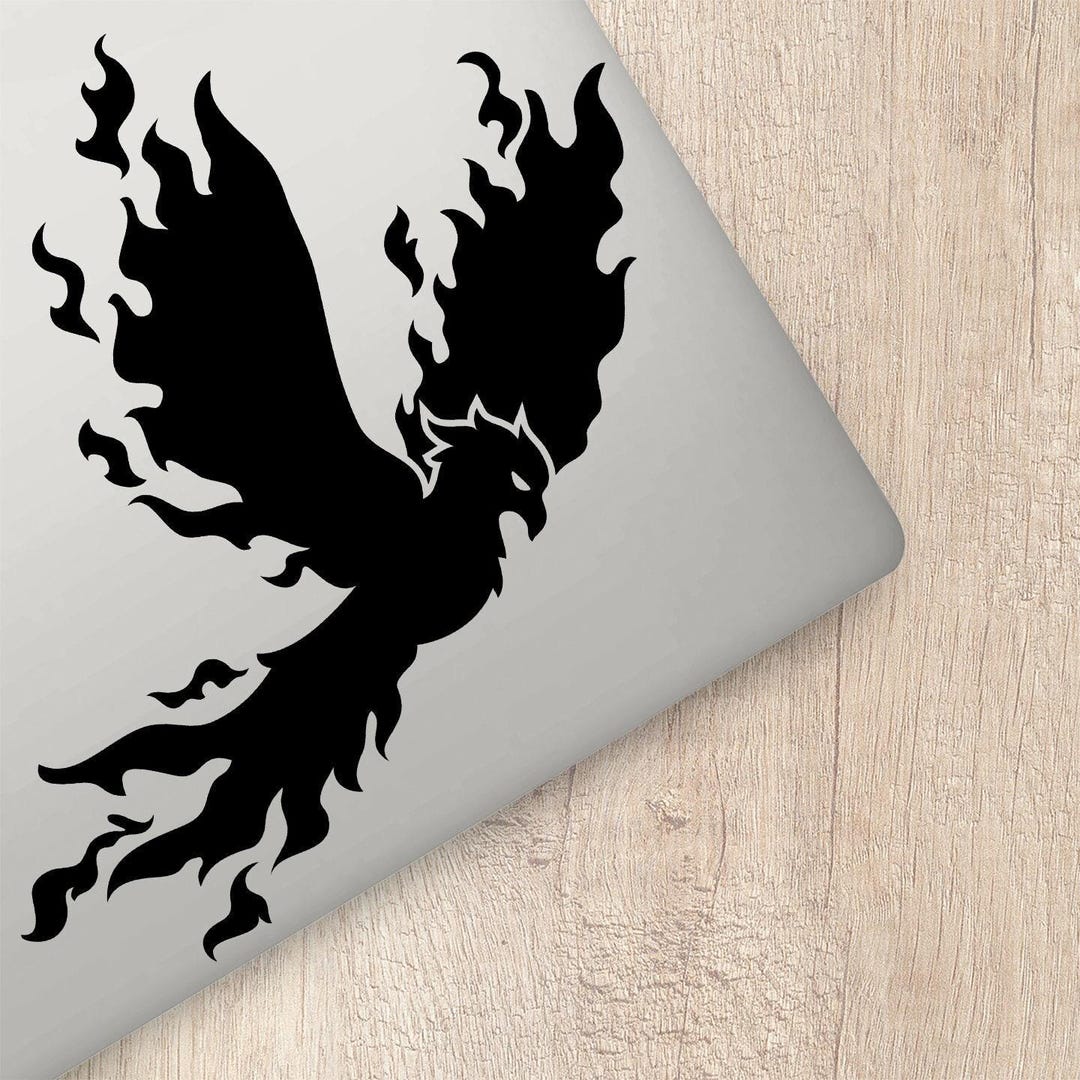 Phoenix Sticker | Bird Stickers Cars | Mythological Creatures | Burning ...