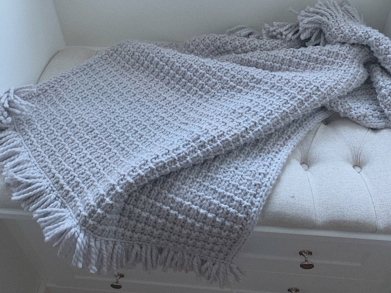 Dover Farm Blanket Knitting Pattern PDF Download - Etsy