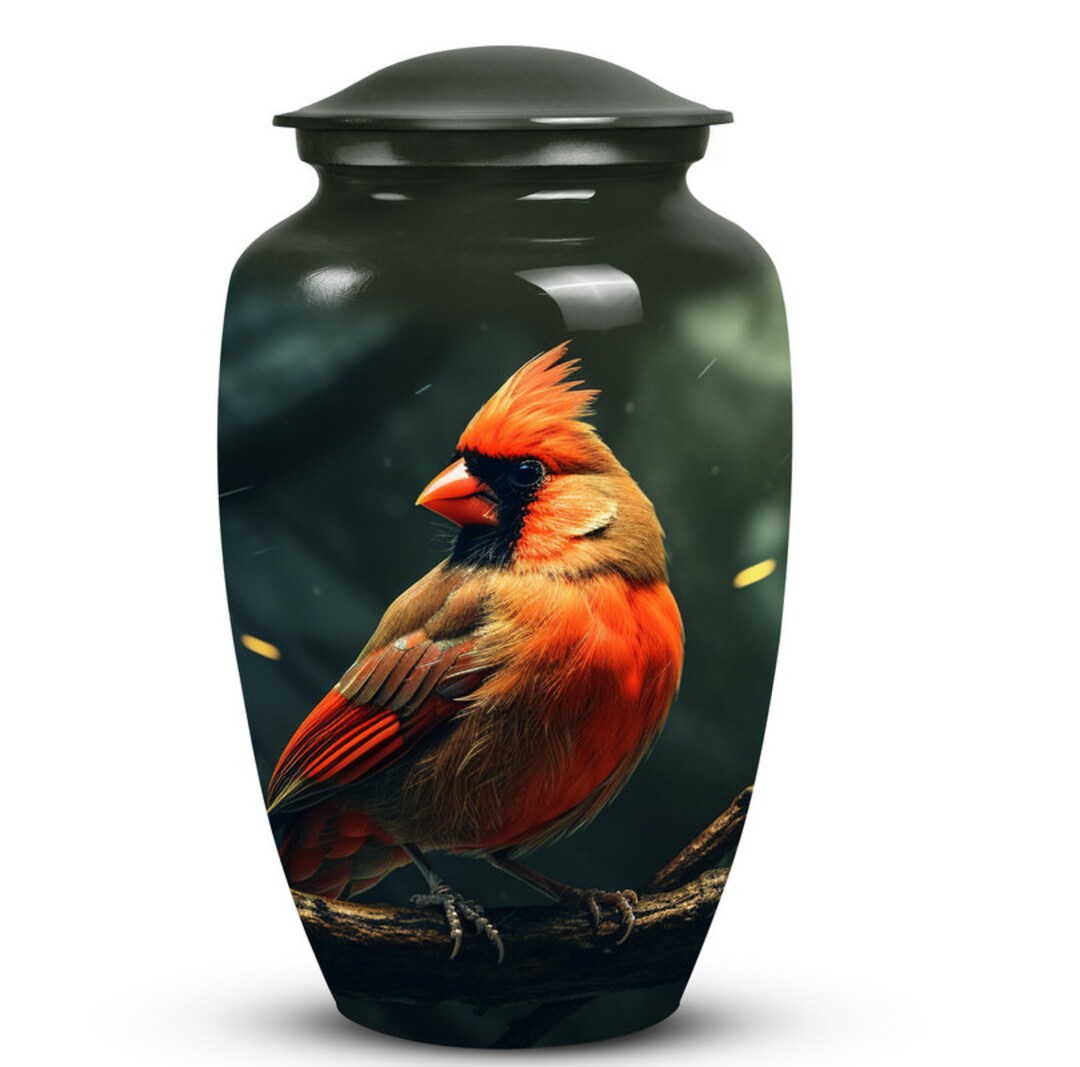 Custom Full-size Cardinal Bird Urn: for Human Ashes of Adult - Etsy