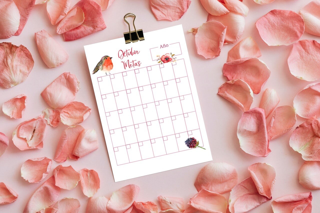 Spanish Weekly Planner | Printable Planner | Weekly Planner | Undated ...