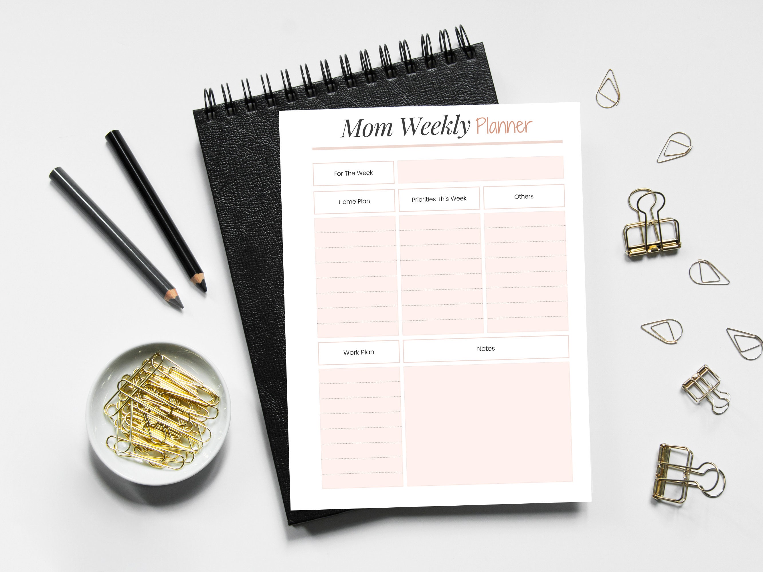 Mom Planner Printable | Mom Planner | Home Management Planner Printable ...