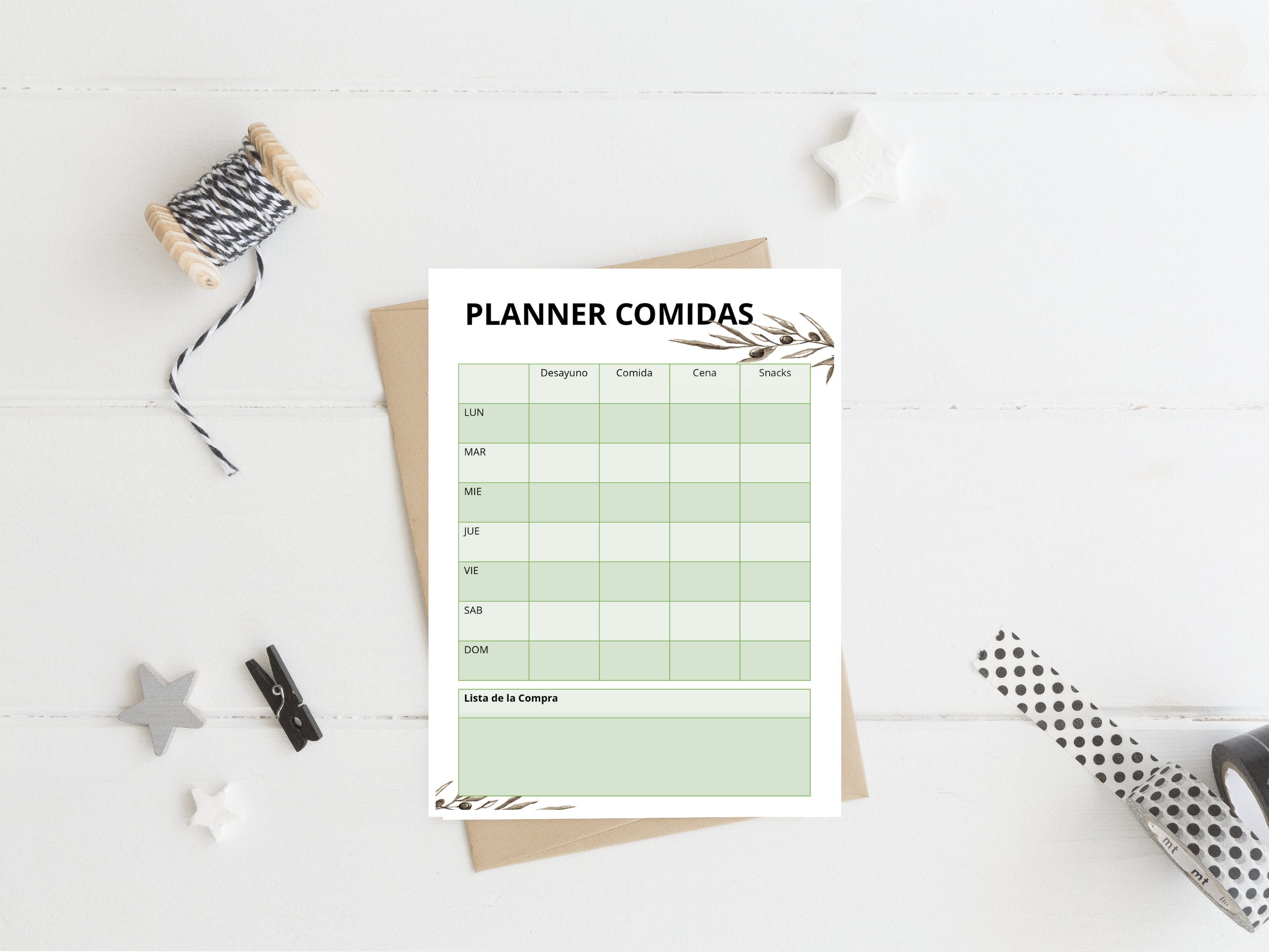 Spanish Daily Planner | Spanish Printable Planner | Weekly Planner ...