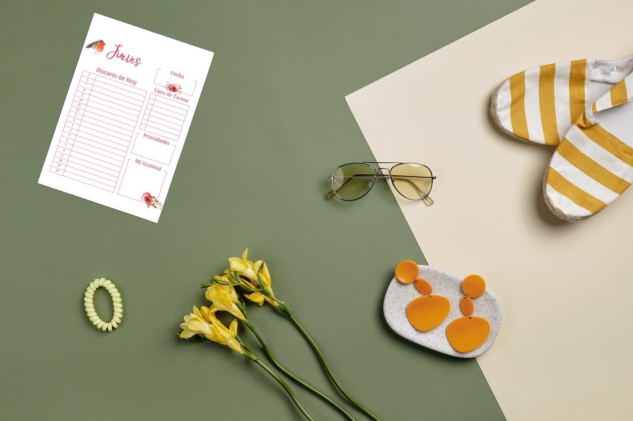Spanish Weekly Planner | Printable Planner | Weekly Planner | Undated ...