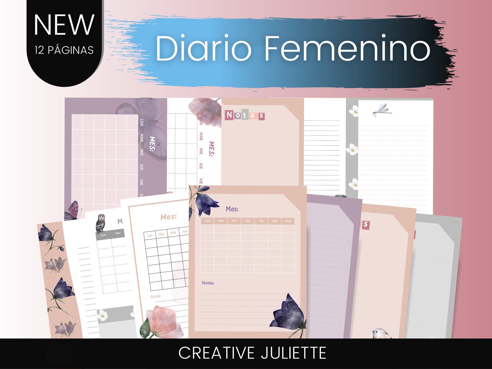 Spanish Gratitude Journal Daily Gratitude Daily Reflection Planner ...