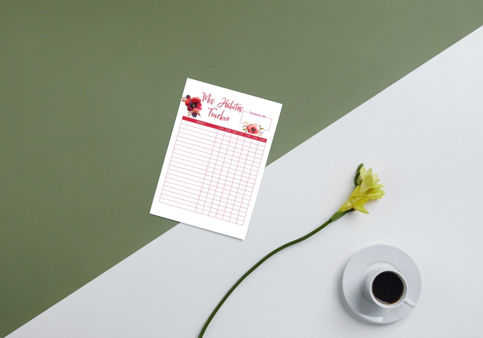 Spanish Weekly Planner | Printable Planner | Weekly Planner | Undated ...