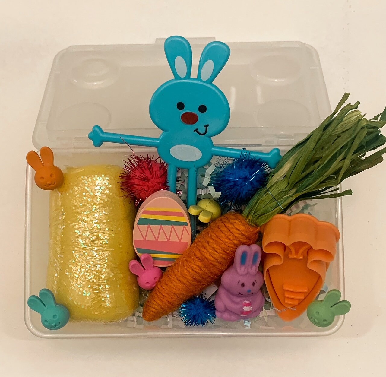 Easter Mini Spring Play Dough Sensory Kit Easter Playdough Kit Easter