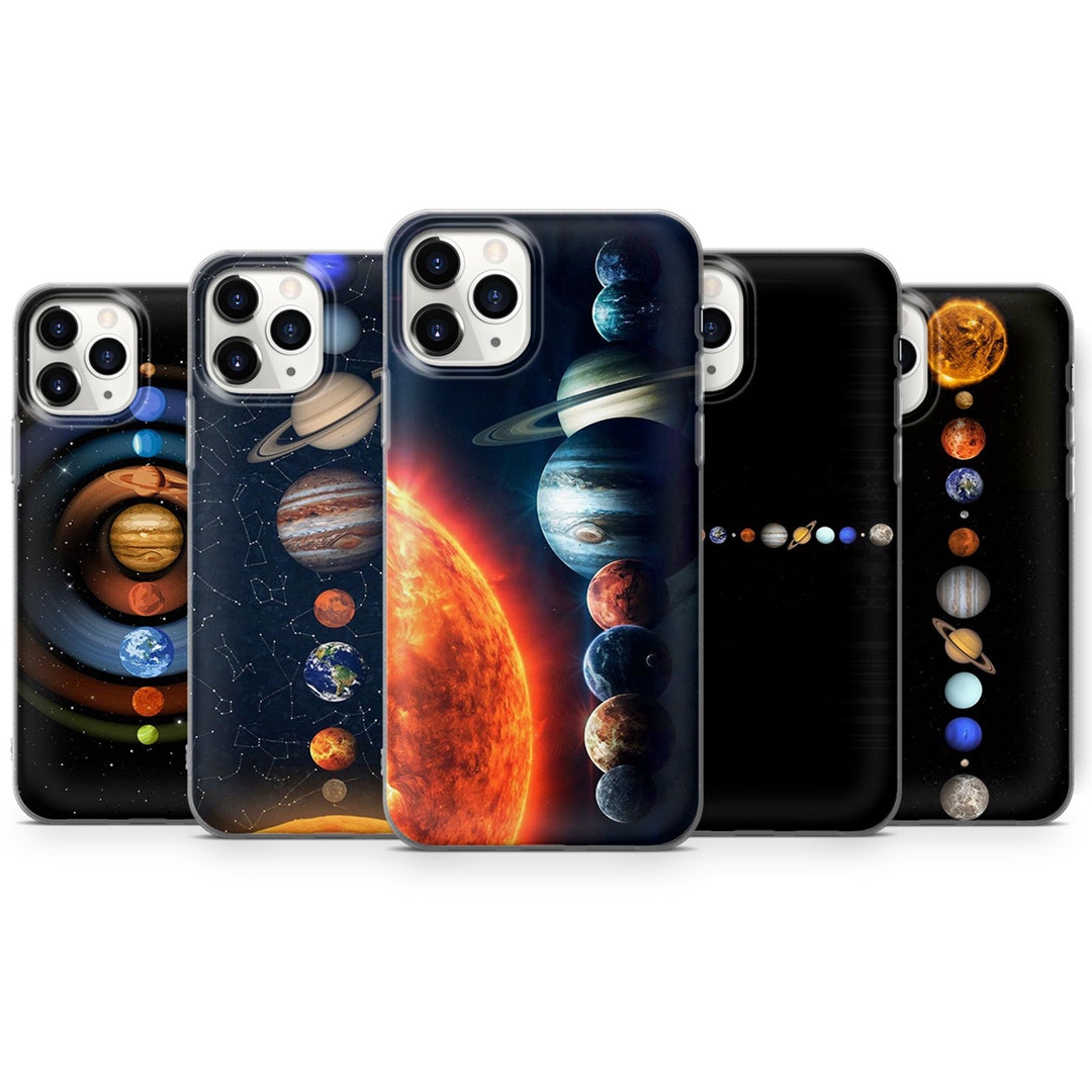 SOLAR SYSTEM Galaxy Planets Silicone Phone Case Cover Fits iPhone 16 7 ...