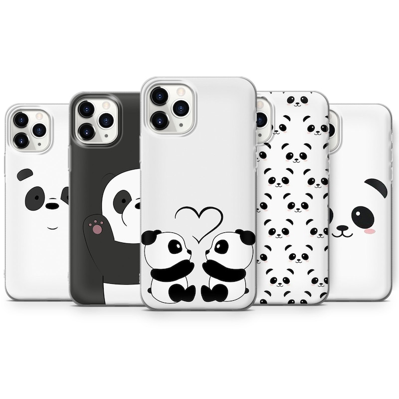 Silicone Panda iPhone Cases - Etsy