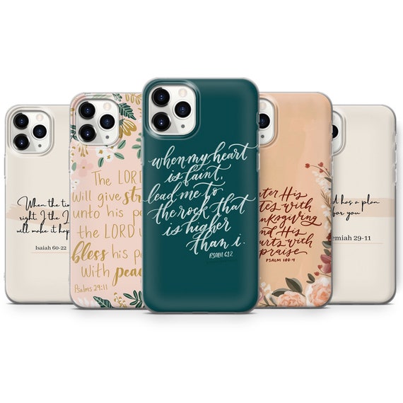 PSALM CHRISTIAN Iphone Religious Case Thin Silicone Phone Case | Etsy