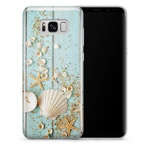SEASHELL Tropical Sea Ocean Beach Silicone Phone Case Cover Fits ...